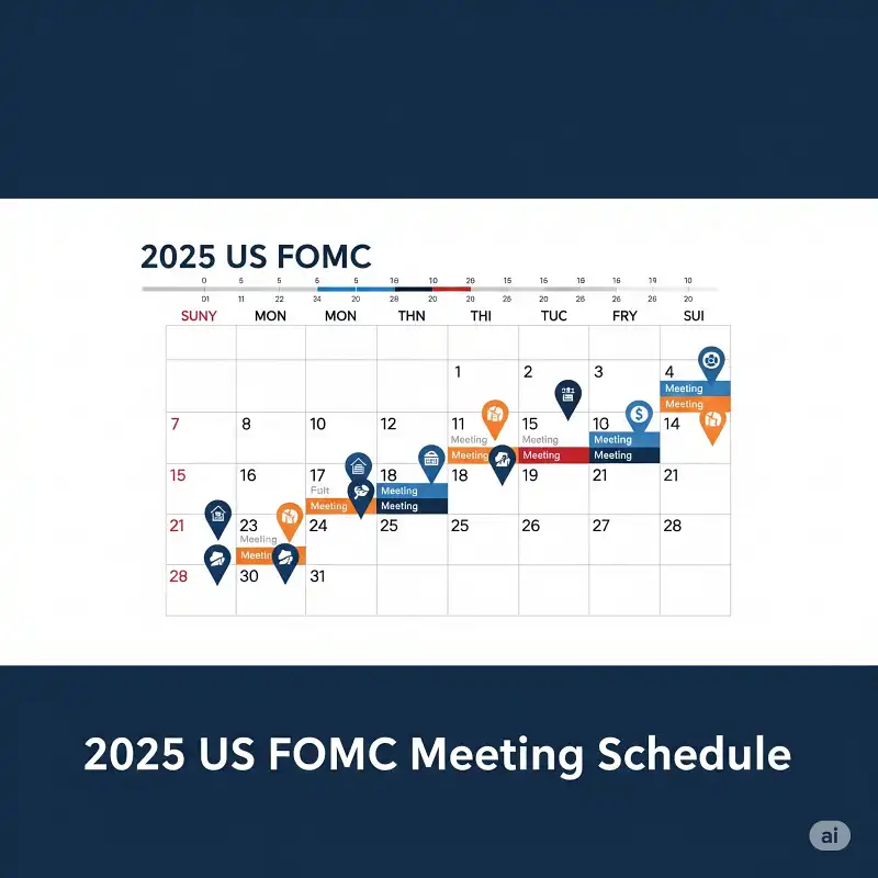 미국 FOMC 회의 일정 한눈에 보기(2025년)